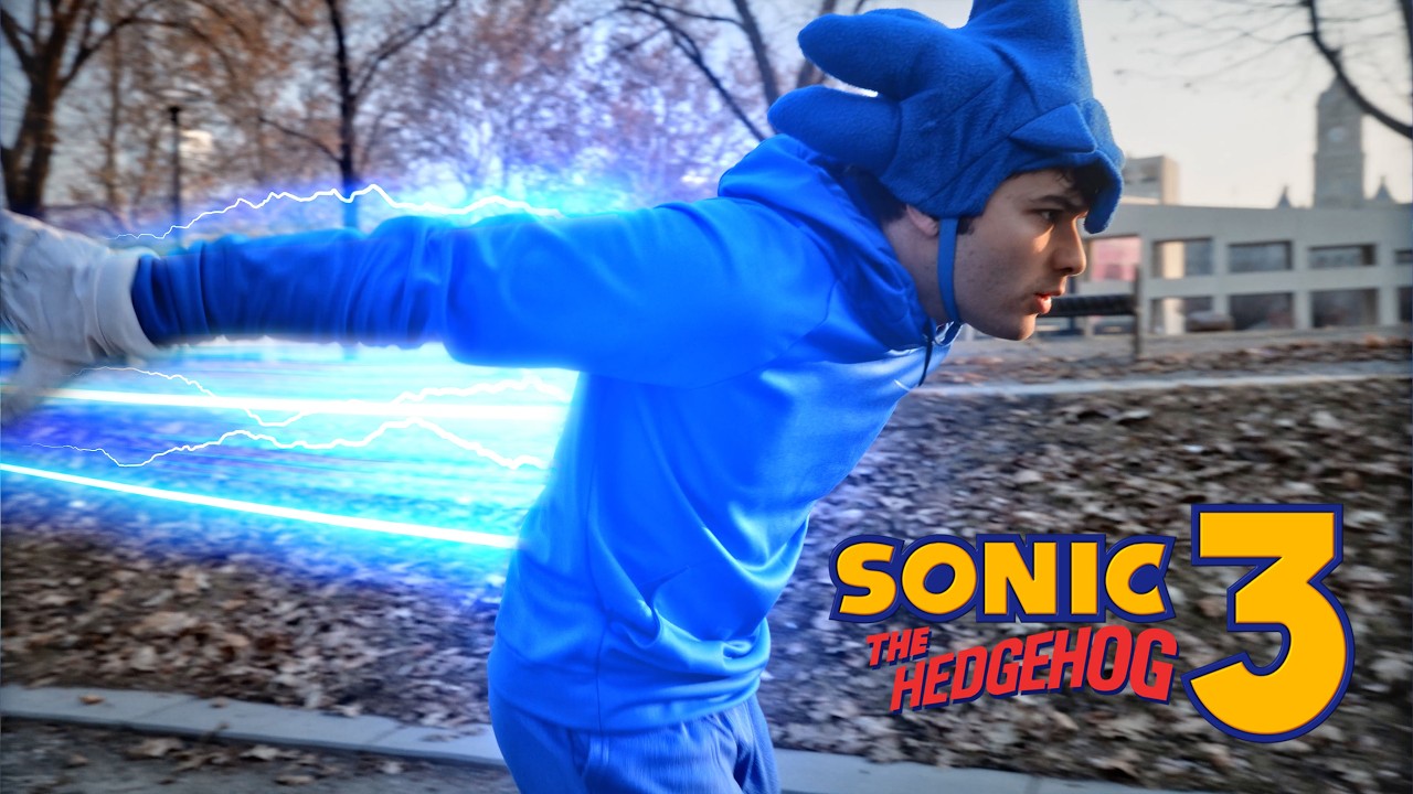 Sonic 3 Parkour in Real Life! ⚡💨 High-Speed Action Like Never Before