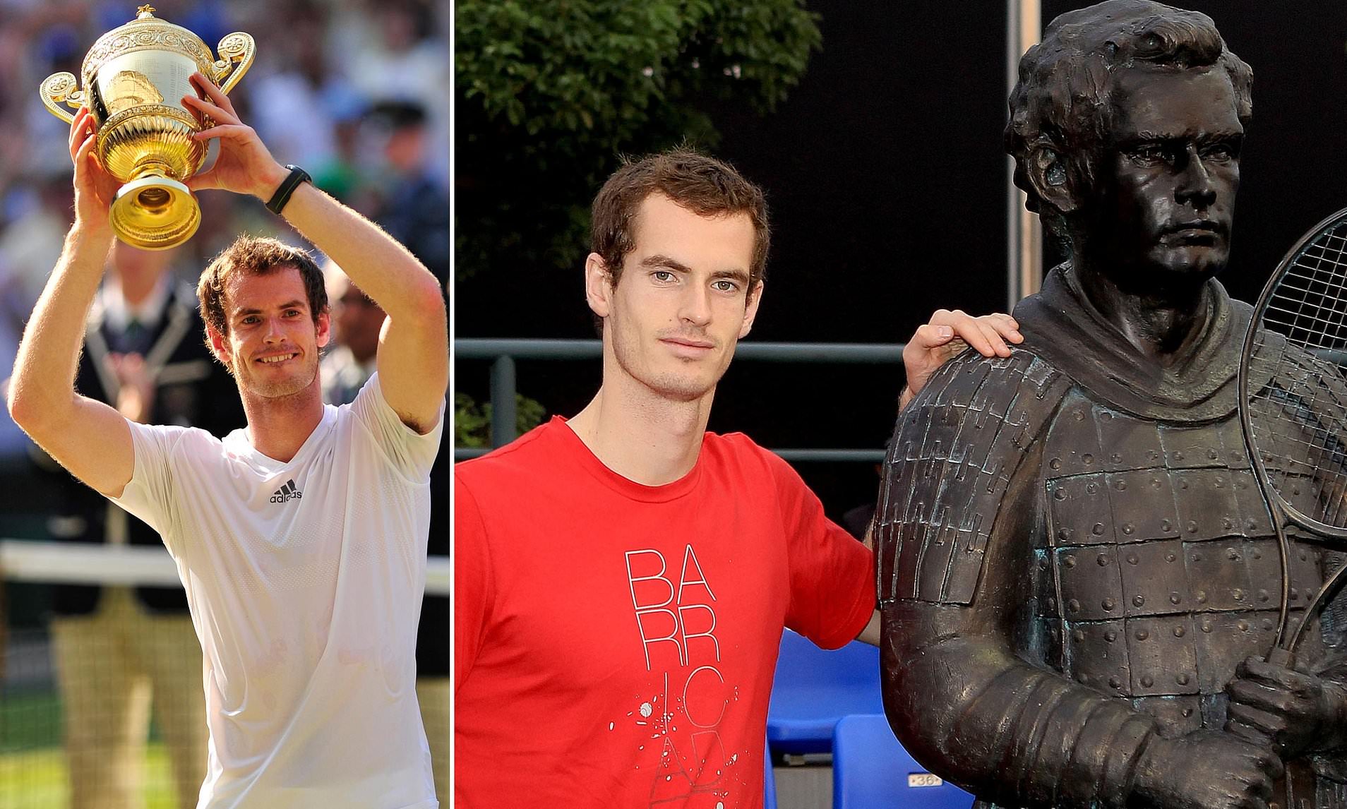 Sir Andy Murray due to be honoured with a statue of him at Wimbledon