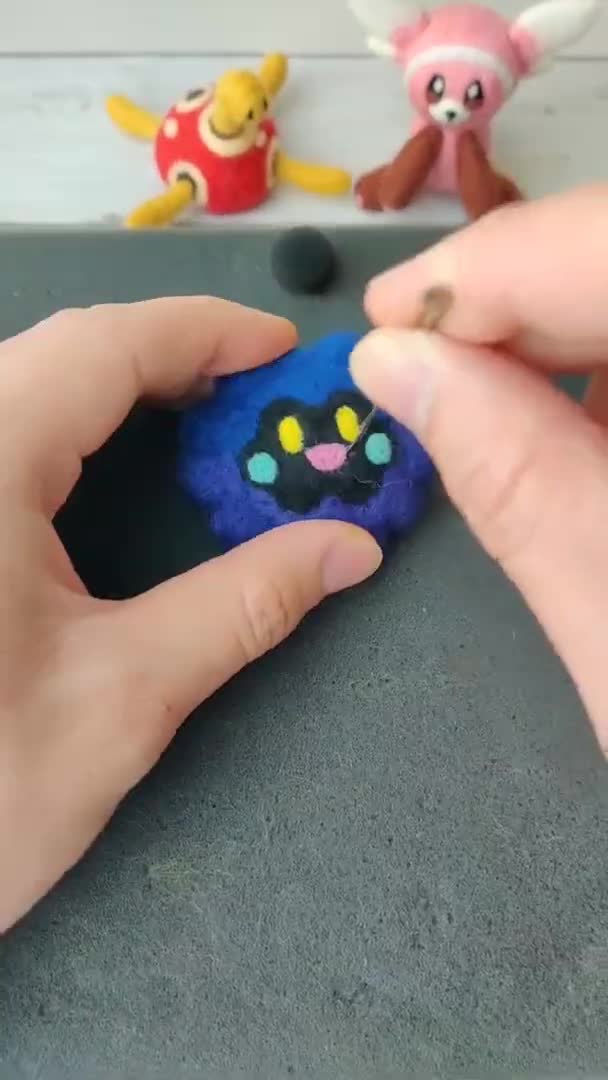 Cosmog Pokémon comes to life through magical wool art