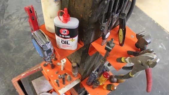 Scrap Steel Tool Caddies WorkShop Improvements