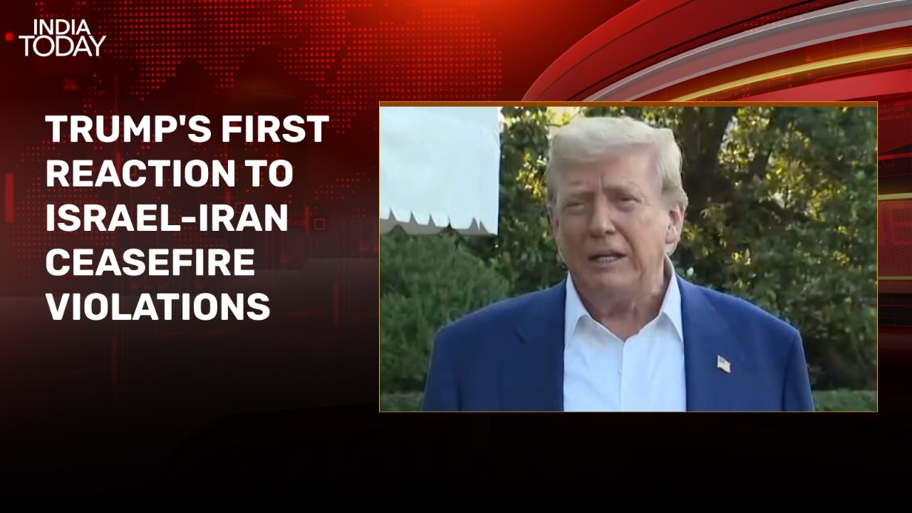 'Do not drop those bombs': Trump warns Israel after ceasefire violation