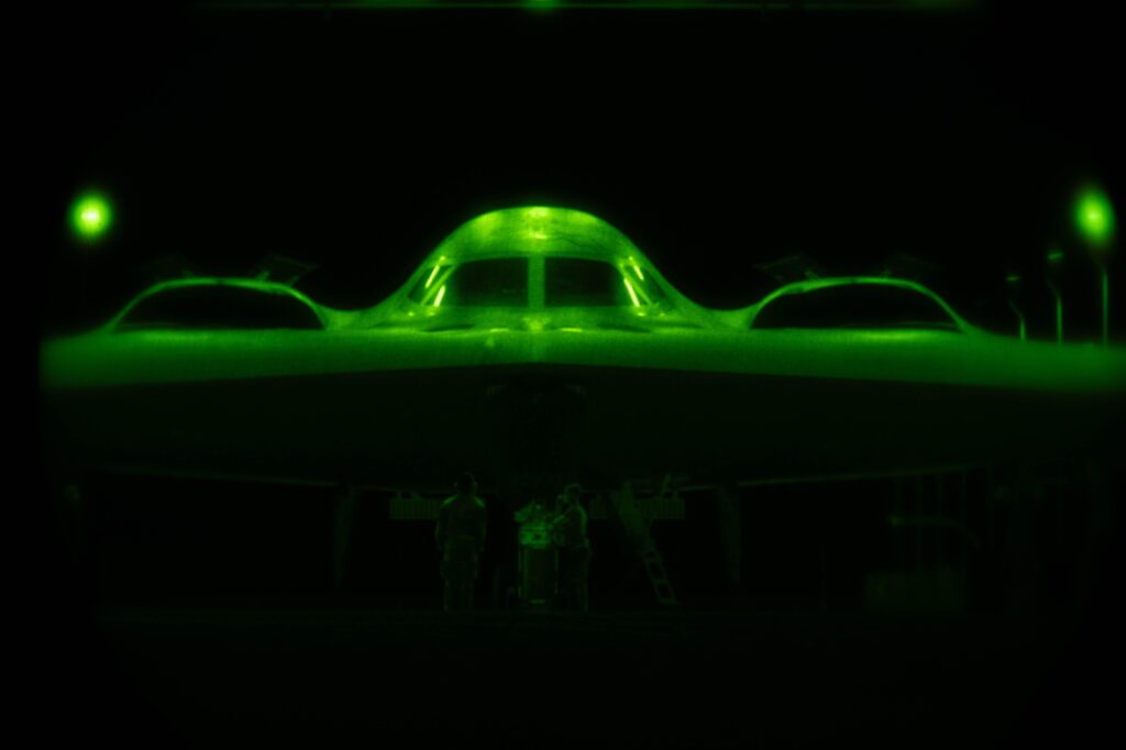 Rare look at B-2 stealth bombers as U.S. launches strikes on Iran
