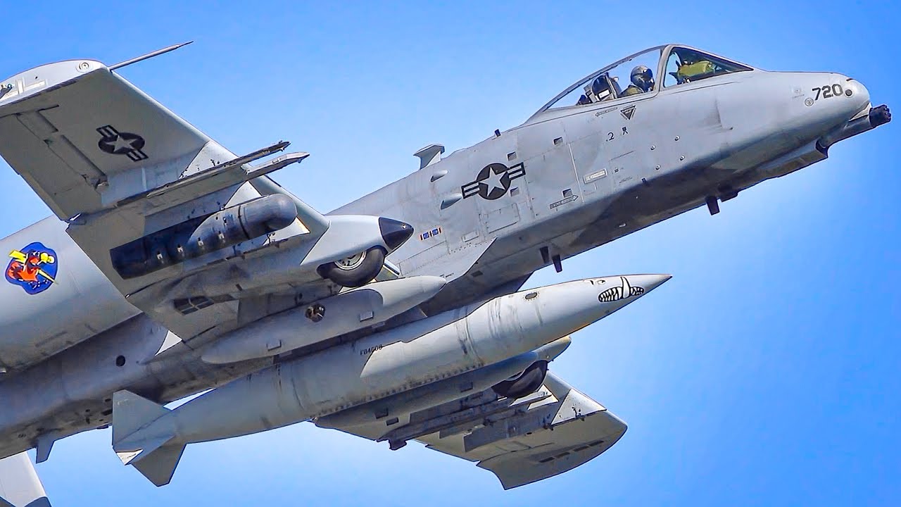 Ramstein Air Base action: A-10s, C-17s & allied air forces