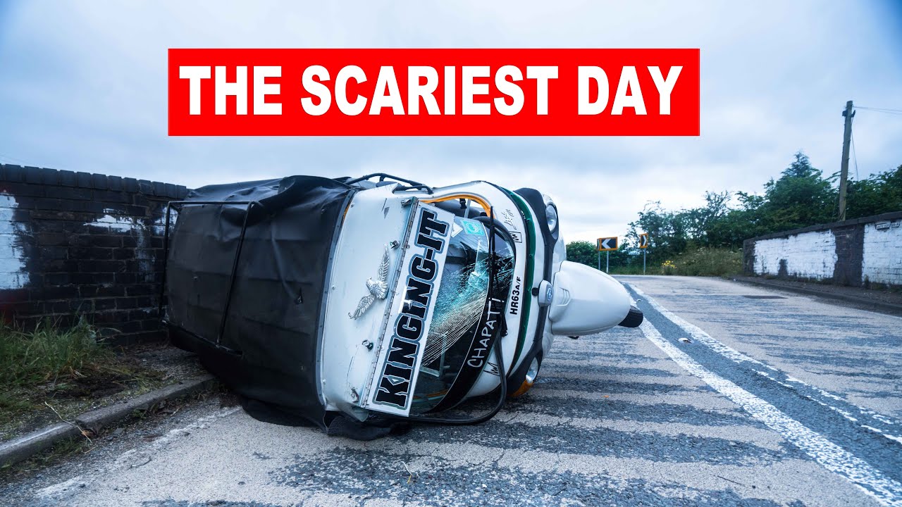 We CRASHED our rickshaw...