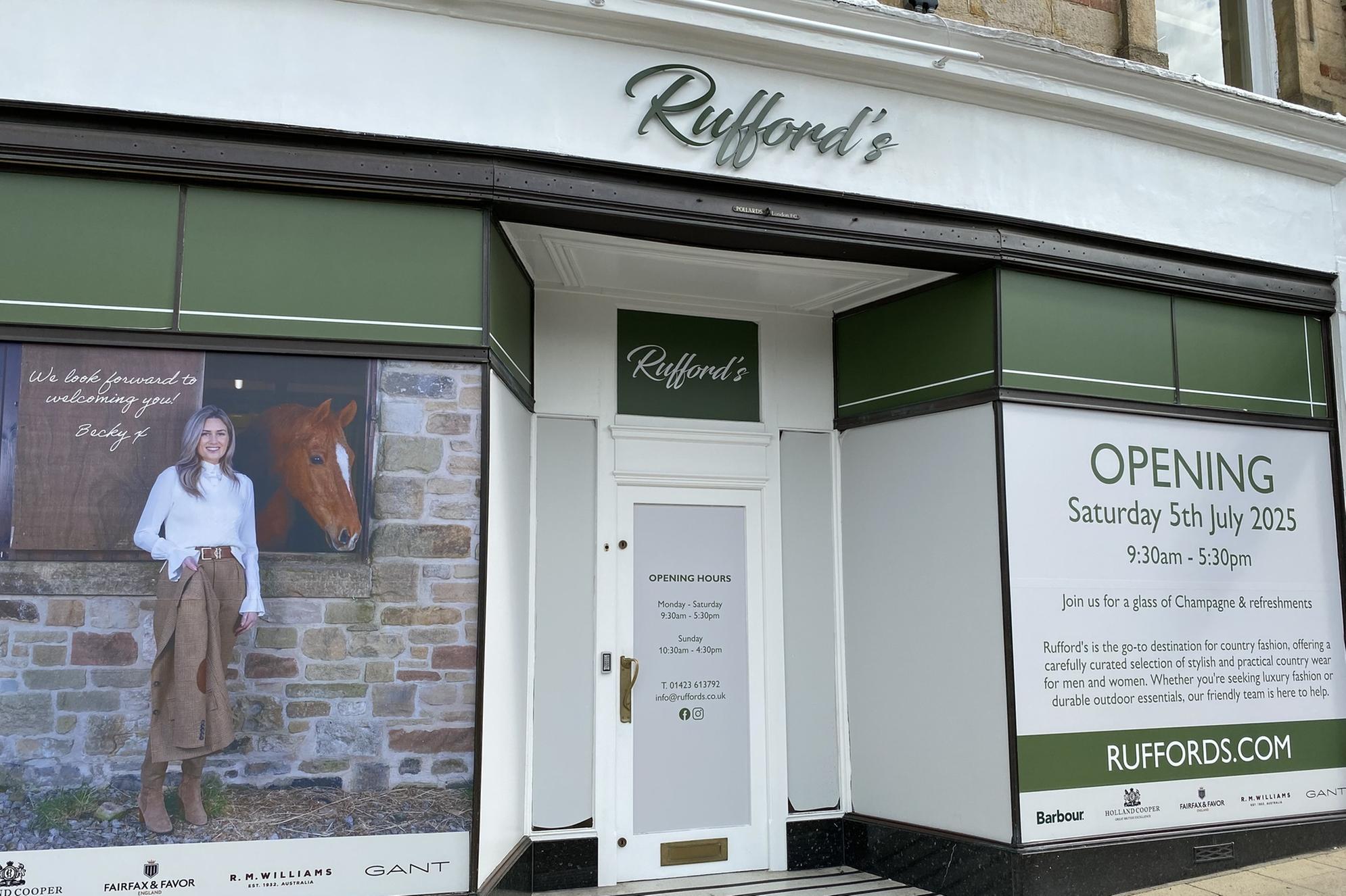 REVEALED: Date announced for opening of new family‑run countrywear ...