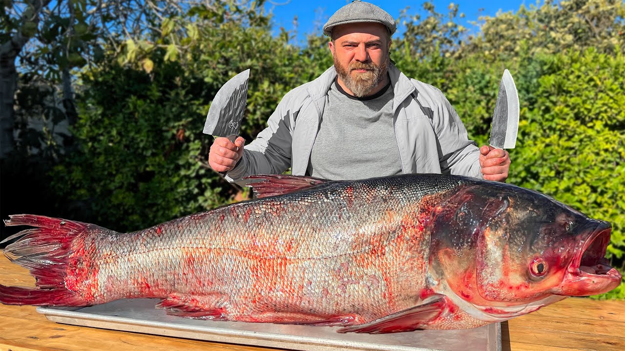 Gigantic Fish Baked Under 50kg of Salt