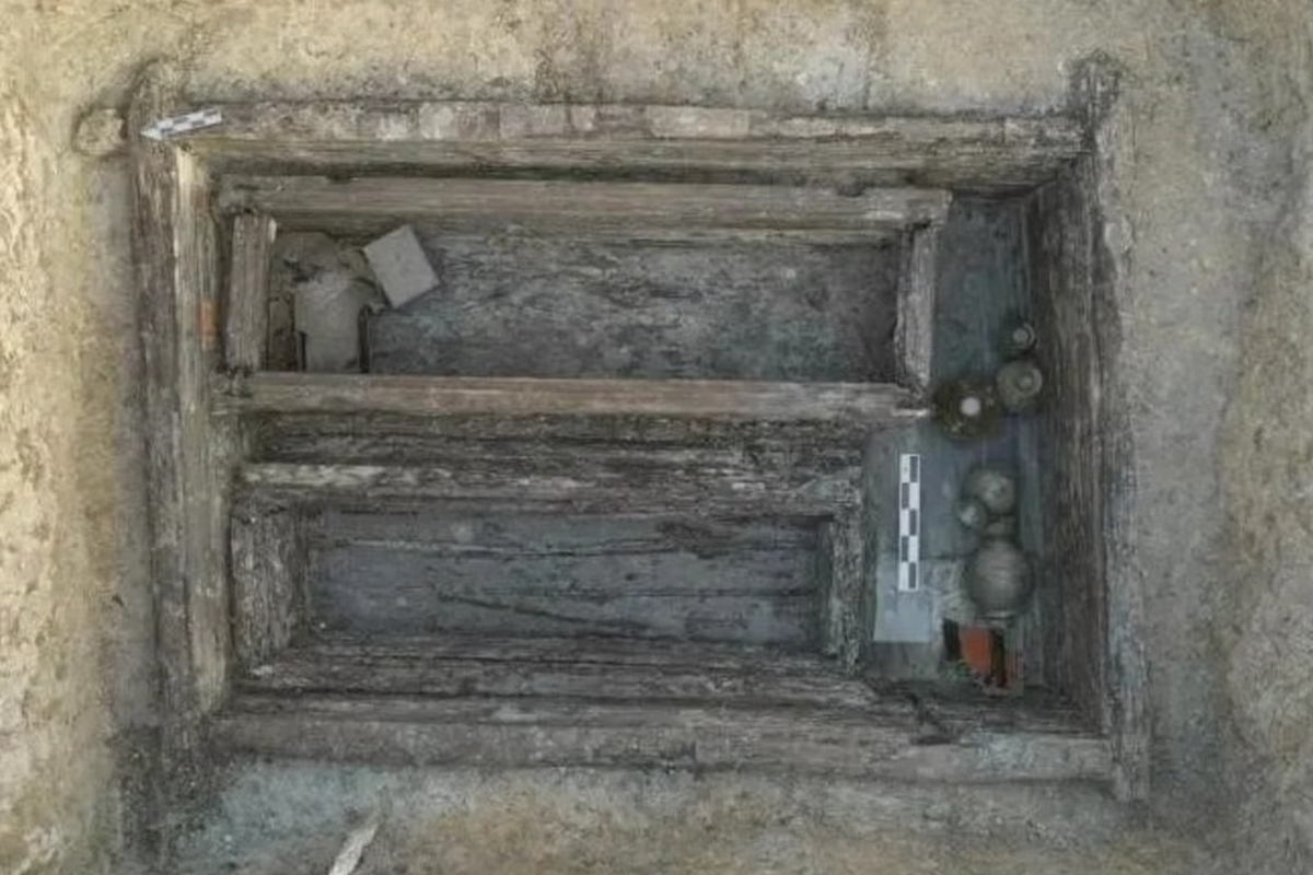 1,800-year-old tomb discovered with rare treasure inside