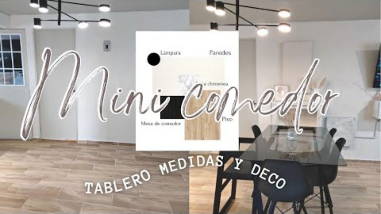 Mini Comedor 2x2: Delimitando Espacios con Estilo Minimalista y Neutral