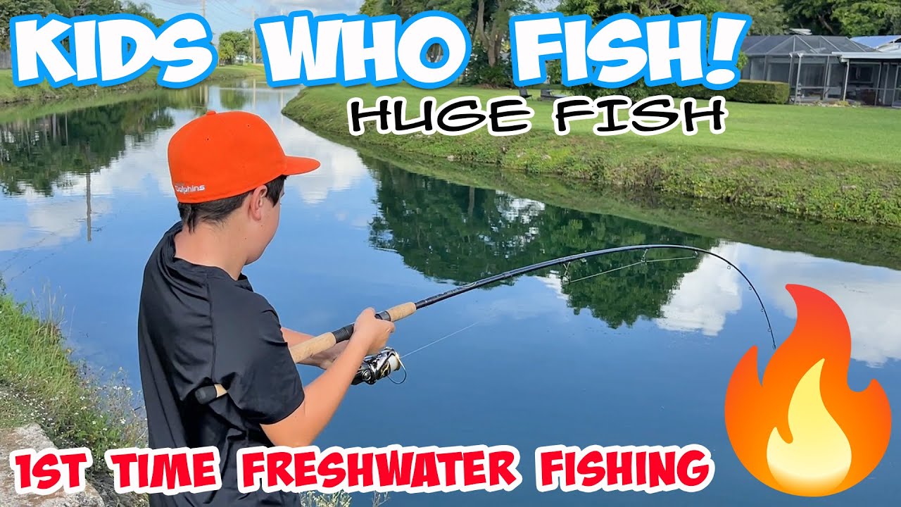 Beginner Luck? Kid’s First Fish Turns Out to Be a Giant!