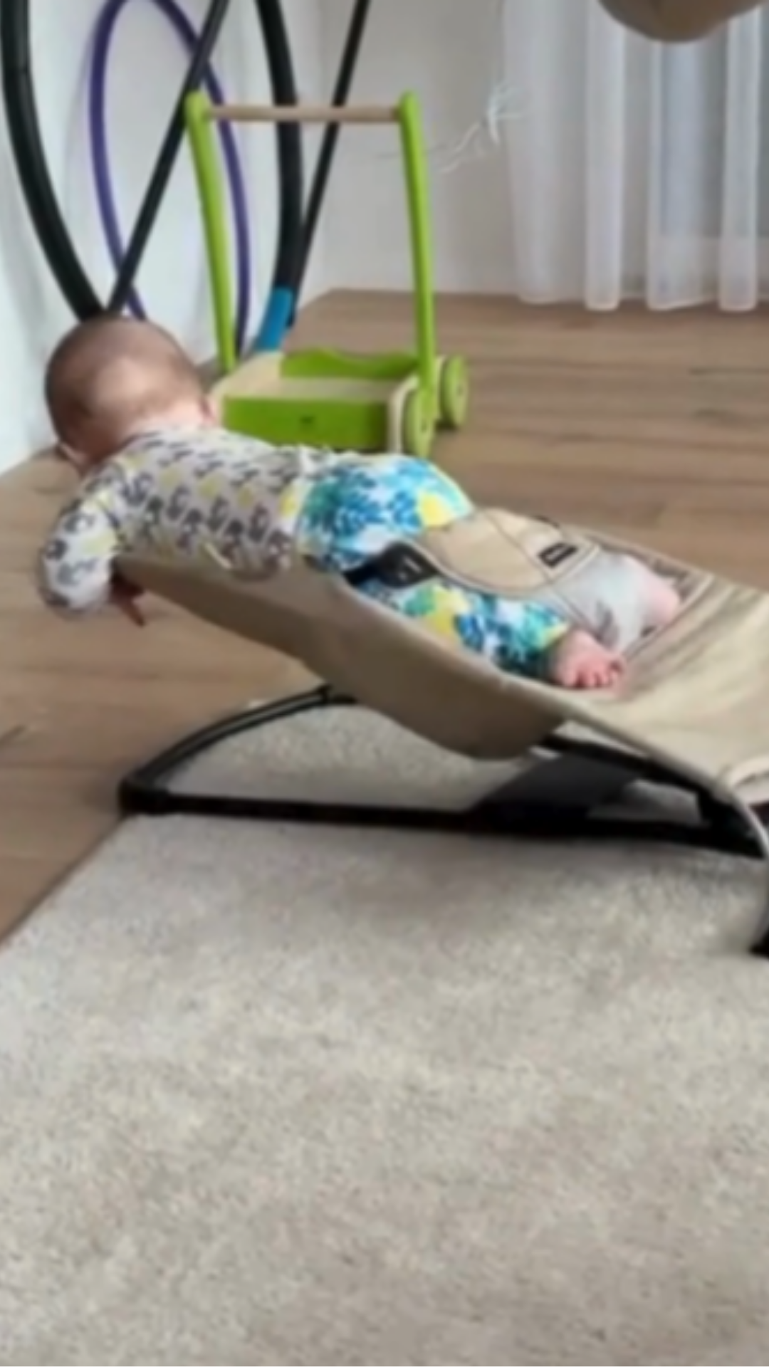 Dad Secretly Records Little Boy's Escape From the Baby Bouncer