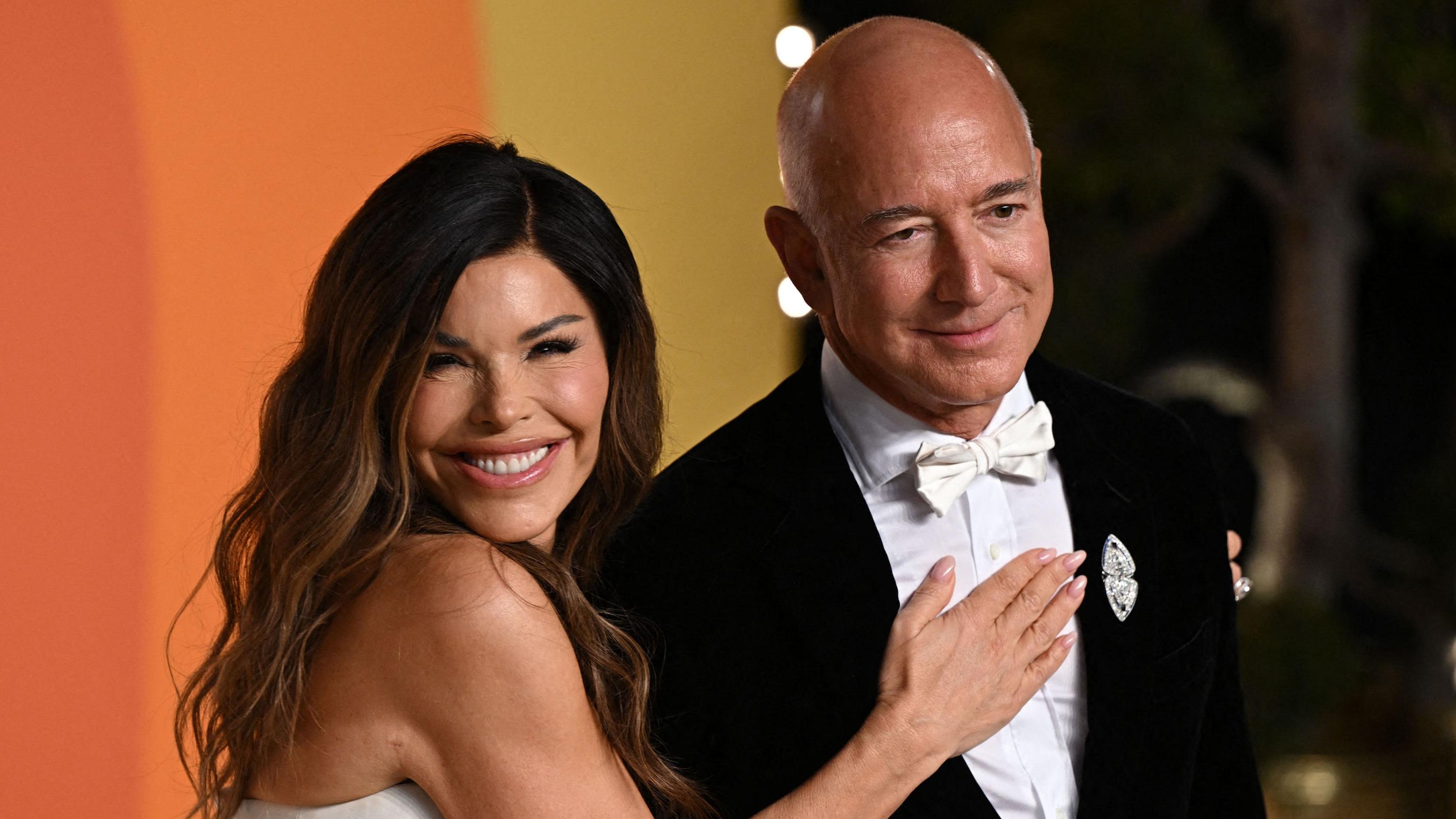 Juste avant leur mariage, Lauren Sánchez et Jeff Bezos organisent une ...