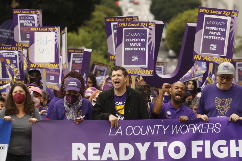 Letters to the Editor: Fair pay for L.A. County employees isn't a ...