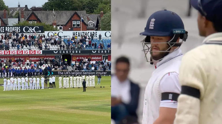 IND vs ENG Test match: Why are India, England players wearing black ...
