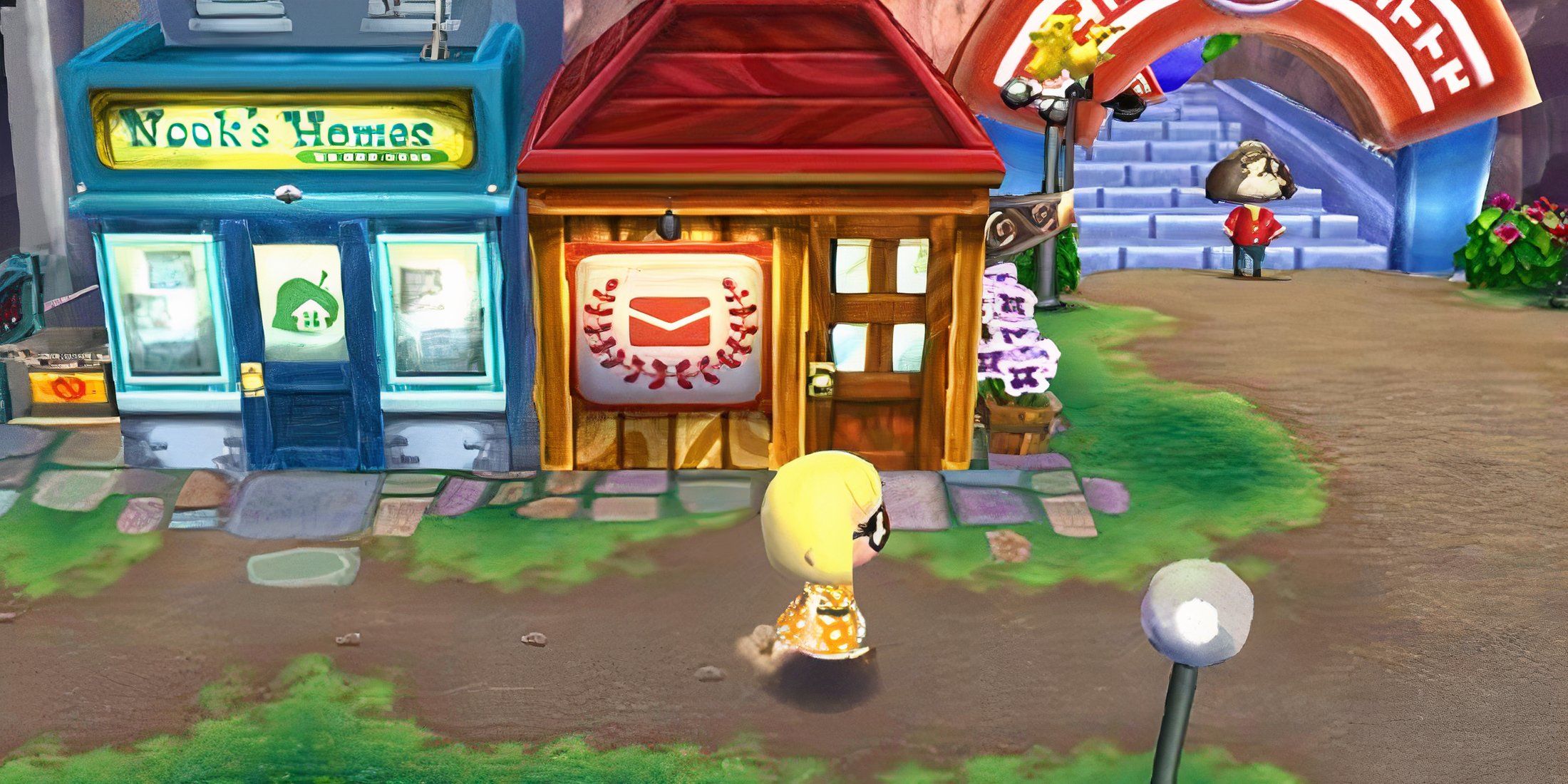 Animal Crossing: New Leaf Villager Builds House in the Worst Spot