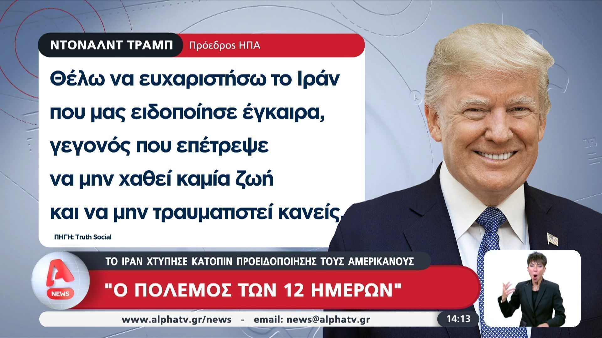 Κατάρ: Το Ιράν χτύπησε κατόπιν προειδοποίησης την αμερικανική βάση
