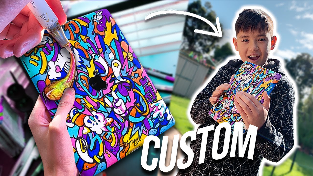 I Surprised My Little Brother with a Custom Hand-Painted iPad… His ...