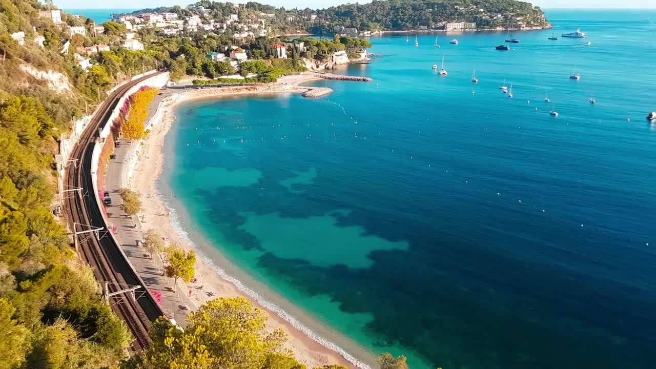 The French Riviera's Saint-Jean-Cap-Ferrat Revealed by Drone