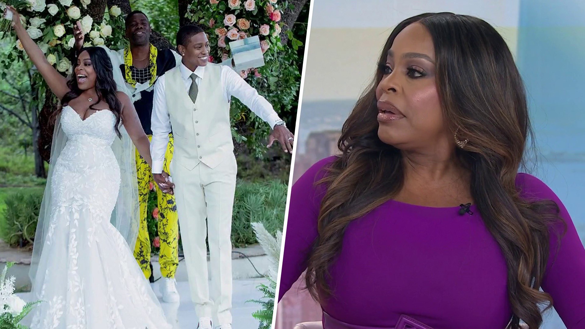 Niecy Nash Pokes Fun at the Outfit Colman Domingo Wore to Her Wedding