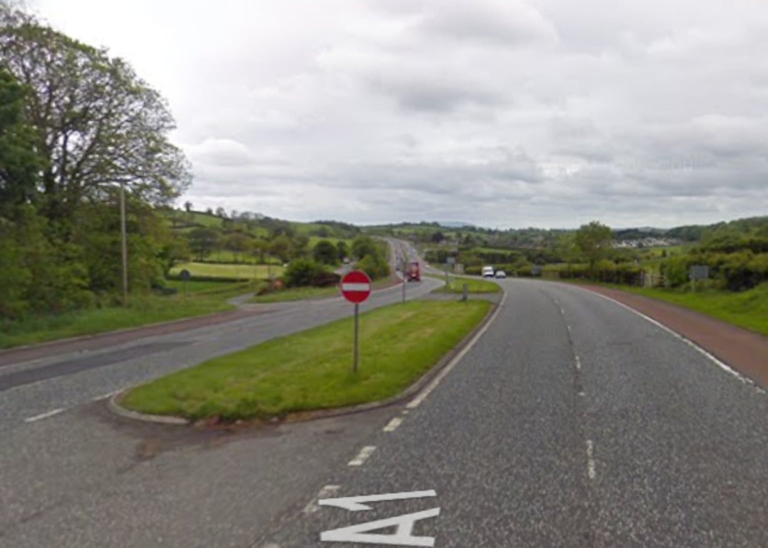 Two people taken to hospital following Co Down crash - one by ambulance ...