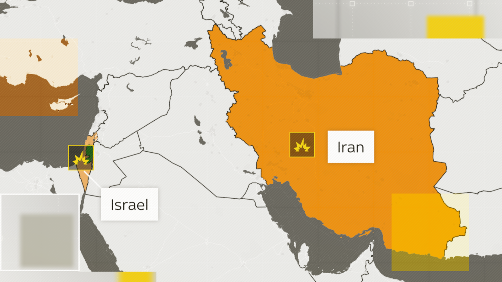 Israel-Iran war: Mapping the strikes in each country