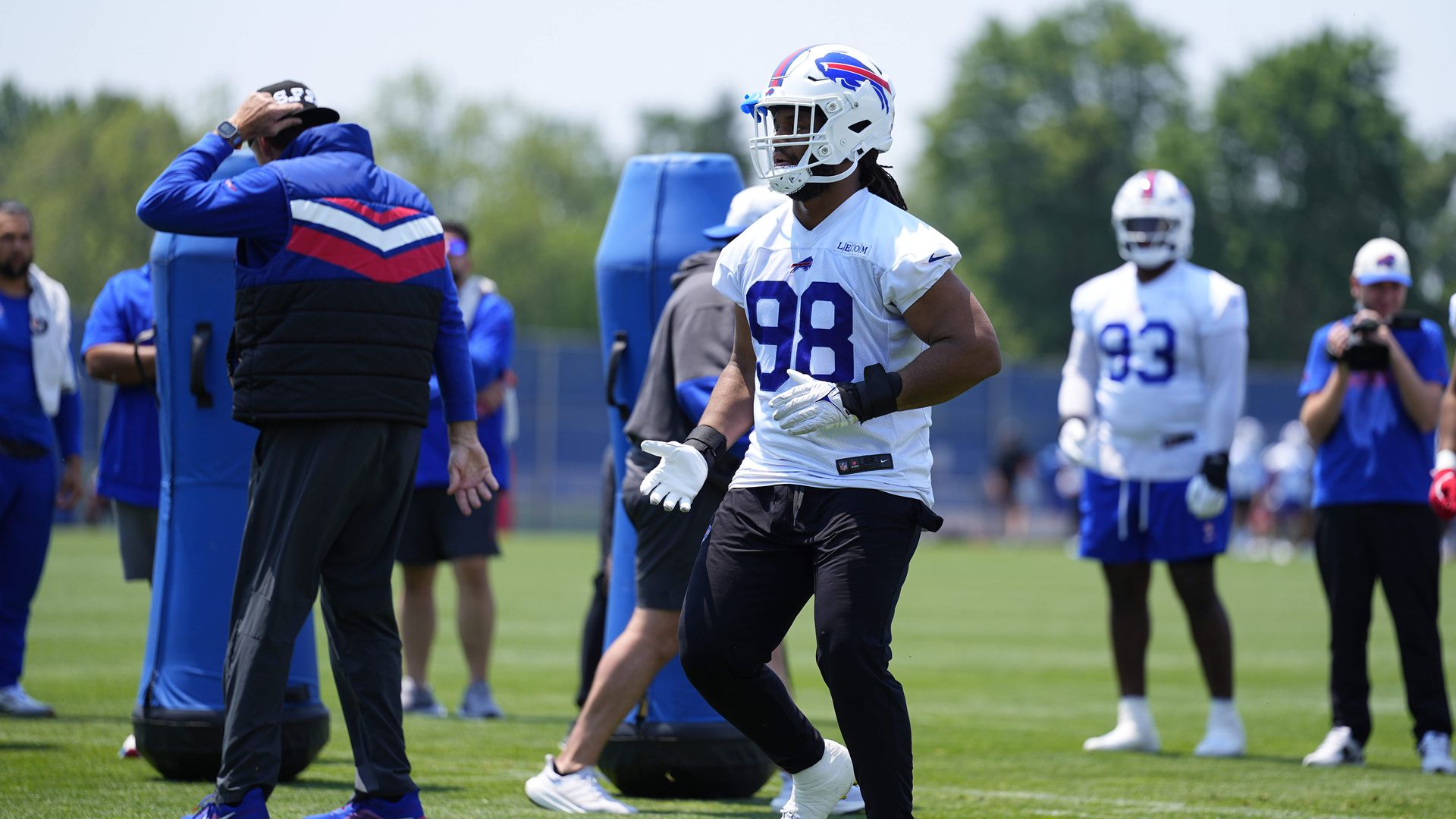 Why hasn’t Buffalo Bills rookie DT T.J. Sanders signed his contract yet?