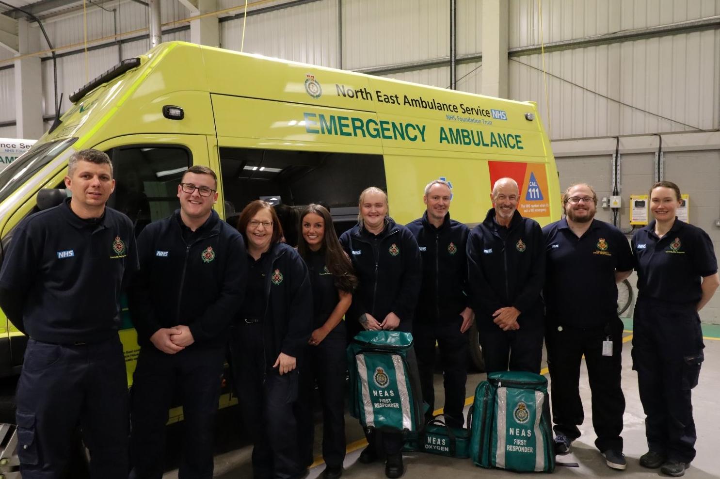 New volunteers join the North East Ambulance Service’s Community First ...