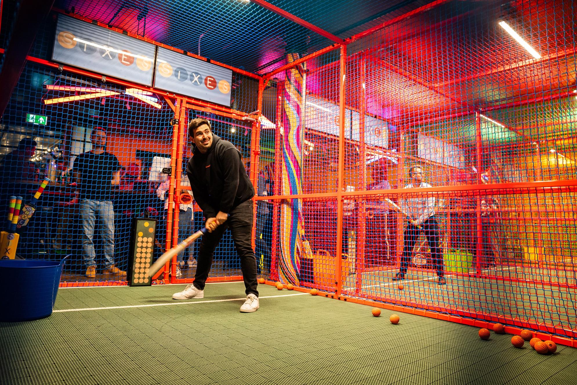 Play Cricket, eat Kricket: immersive party cricket venue, Sixes ...