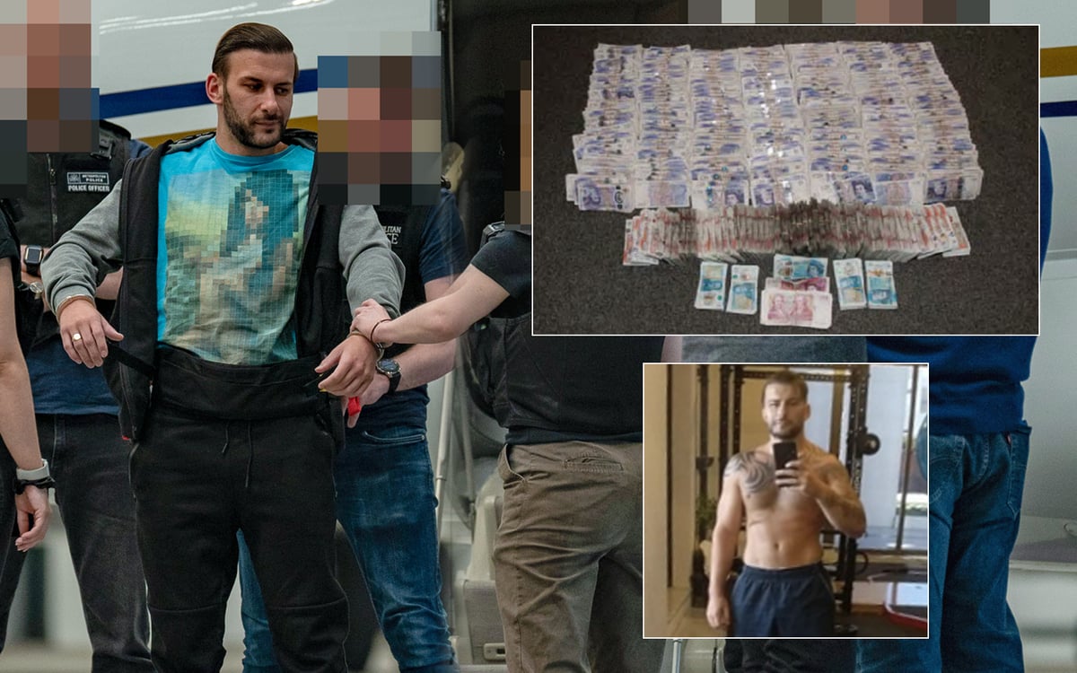 Moment anti-terror police arrest £100m drug kingpin who plotted murder from luxury Dubai villa