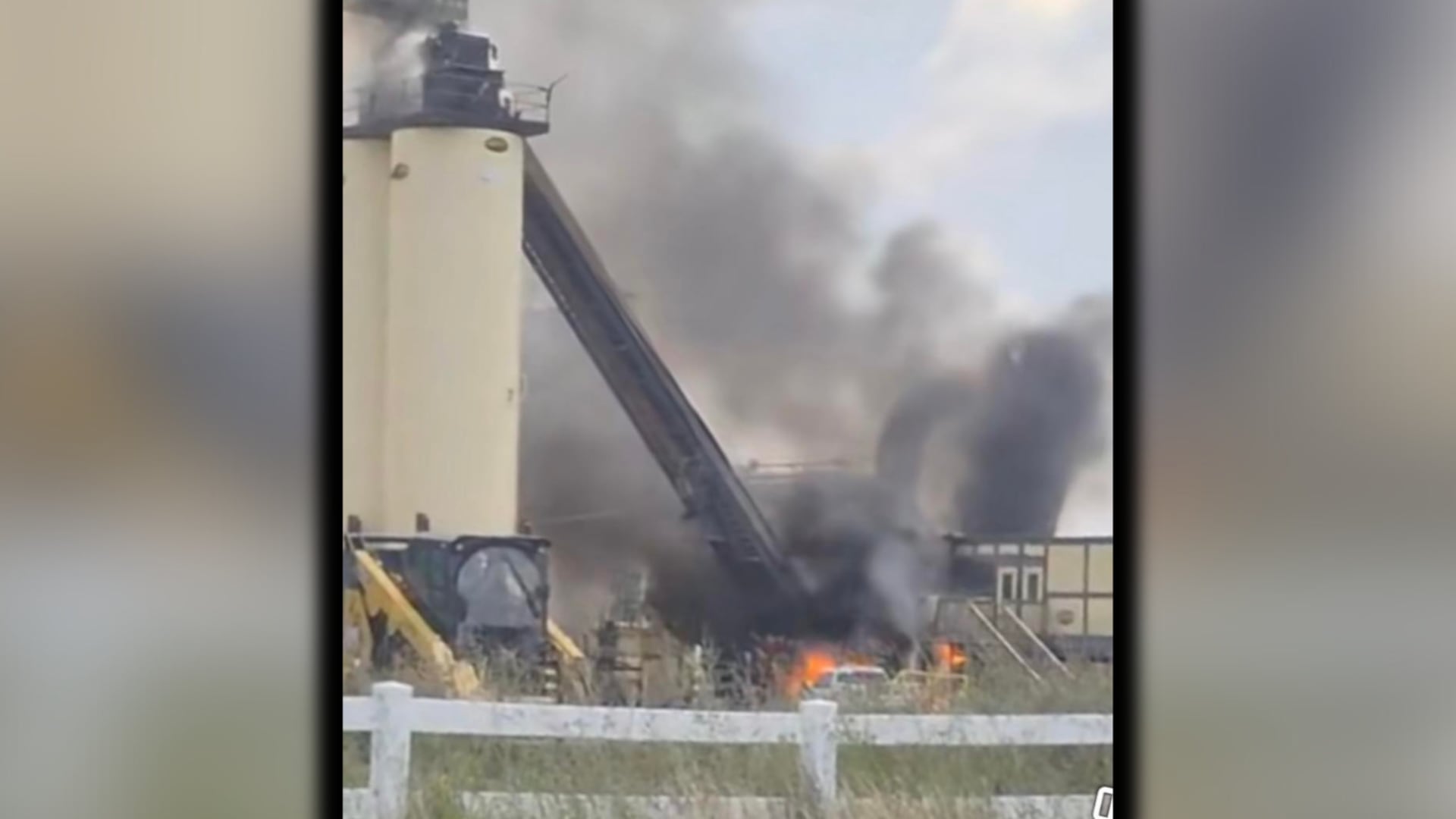 Person airlifted after explosion at South Carolina asphalt plant