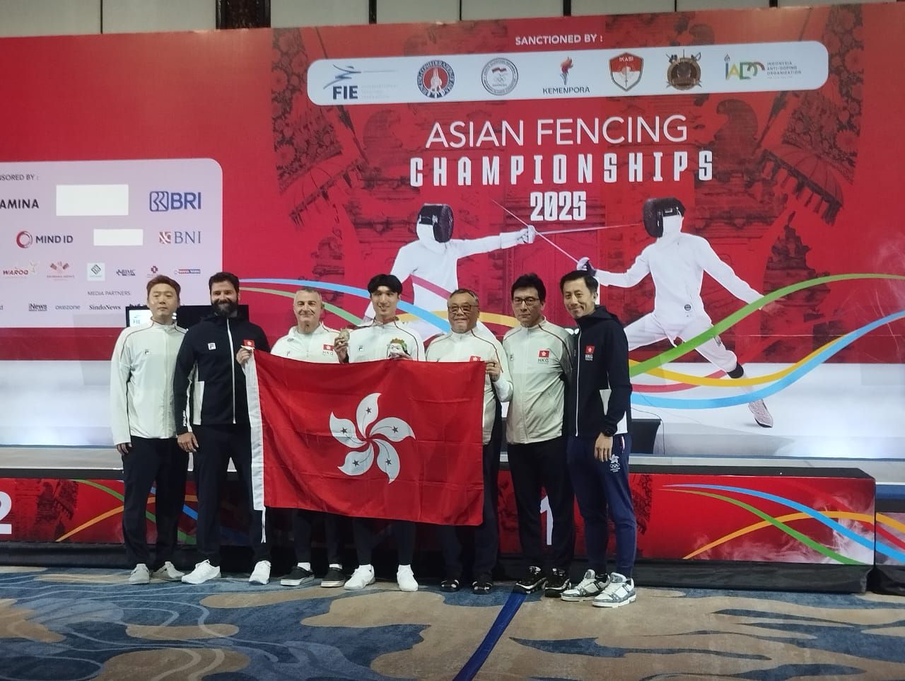 Choi Chun Yin Ryan Sabet Emas Floret Putra di Kejuaraan Anggar Asia ...