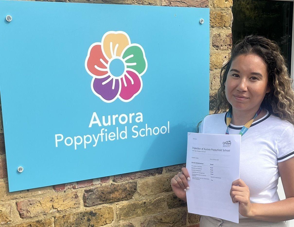 Aurora Poppyfield School receives Ofsted ‘Good’ grading
