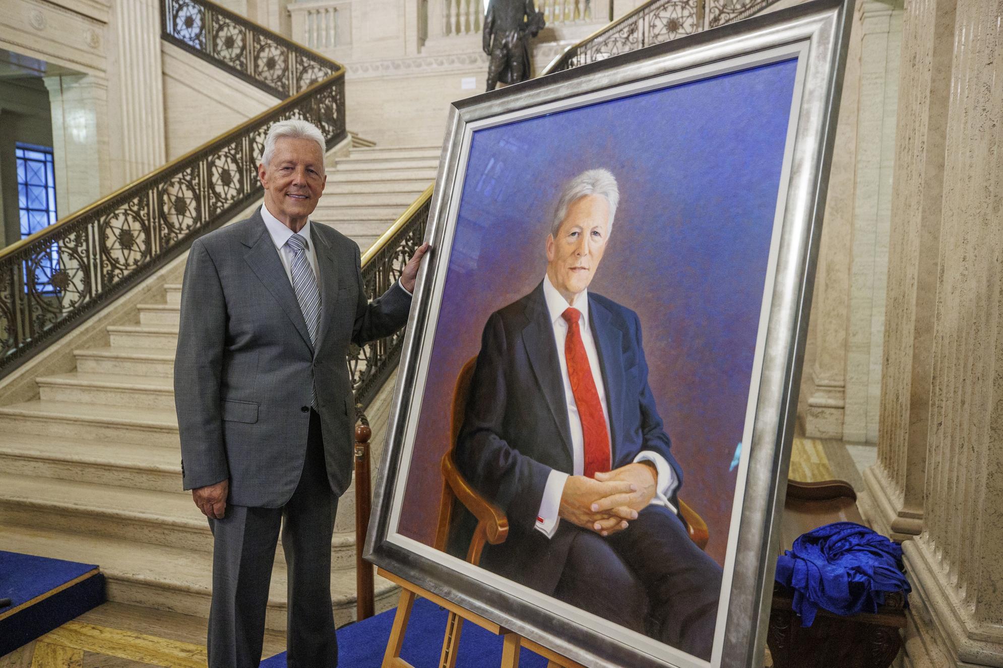 Portrait of former Northern Ireland first minister and ex-DUP leader ...