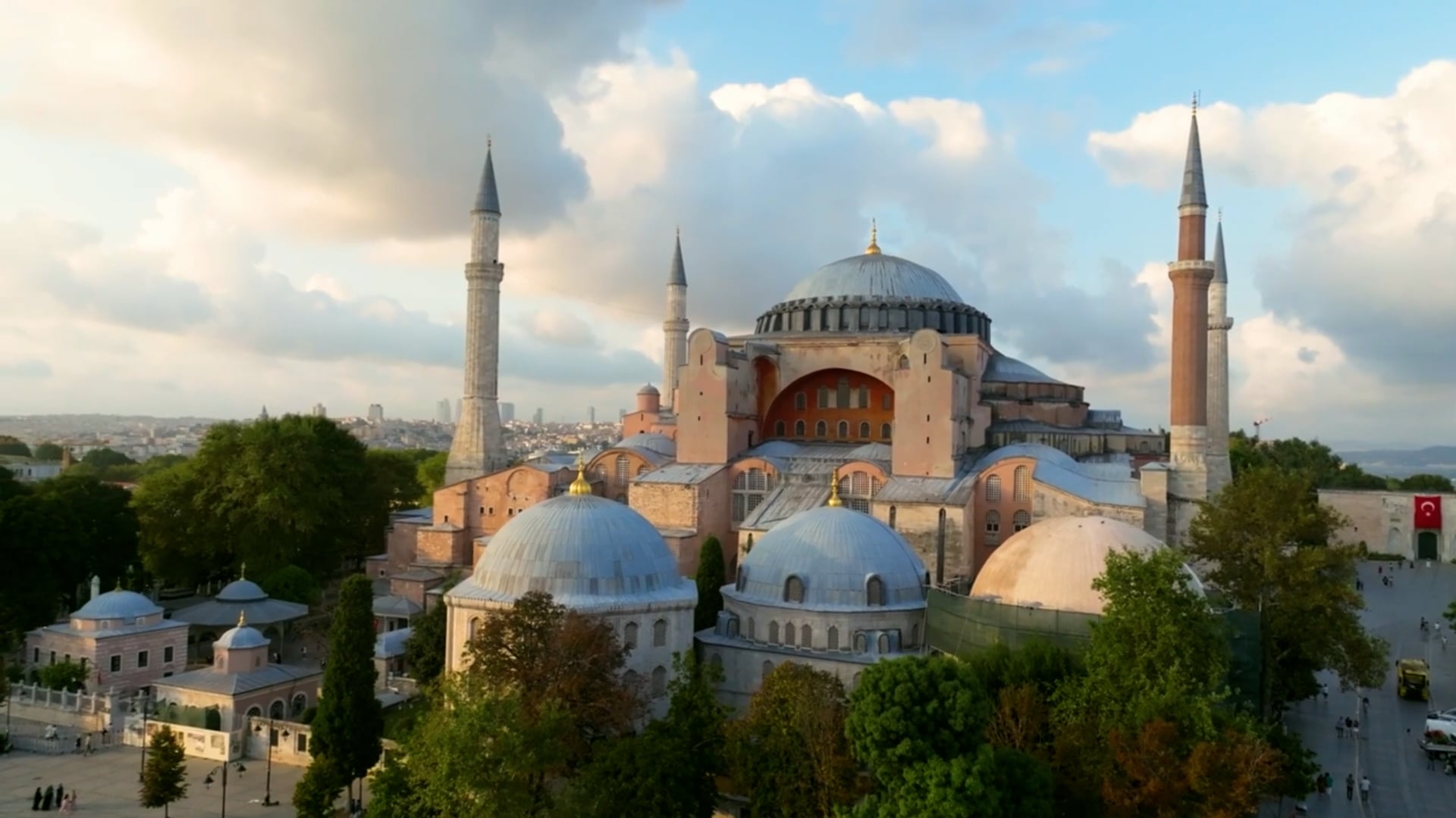 Hagia Sophia: Drone Journey Over Historic Turkish Marvel