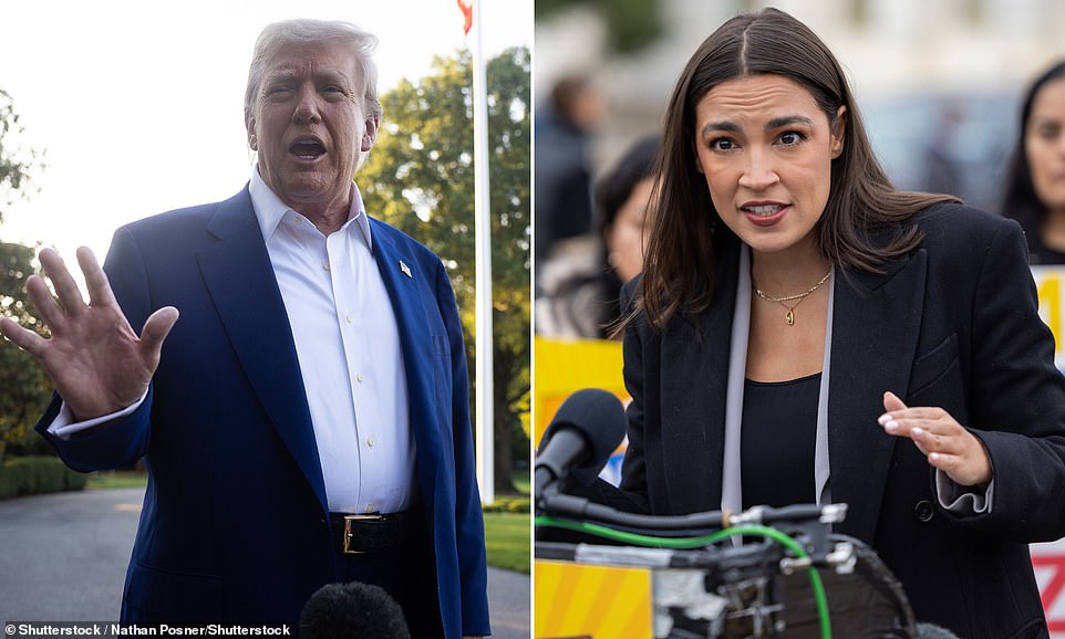 Trump fires back at AOC after impeachment threat
