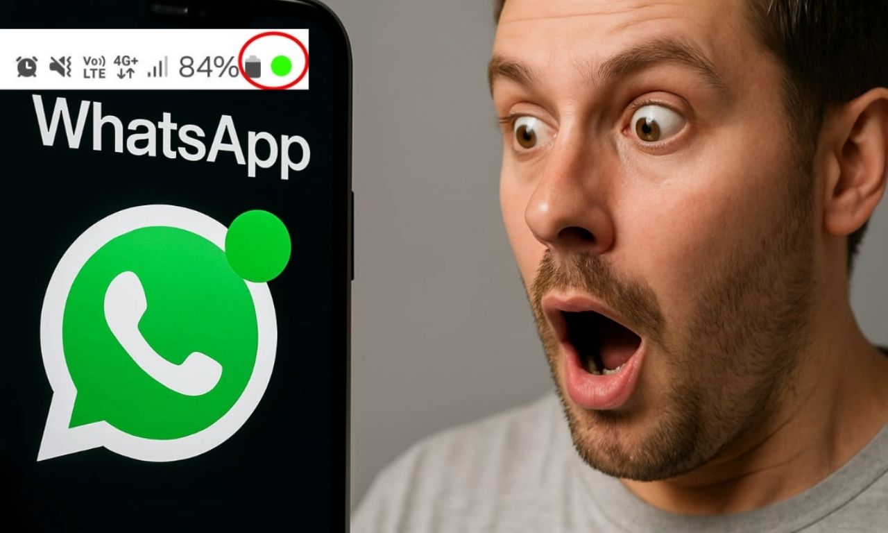 ¿Qué significa el punto verde en WhatsApp al grabar un audio, mandar ...