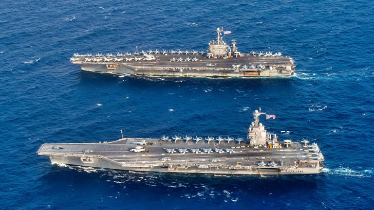 How a U.S. Navy Aircraft Carrier Smashed Into a Destroyer