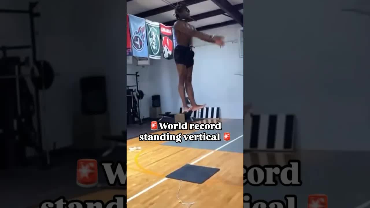 KingDAC: world record standing vertical jump attempt