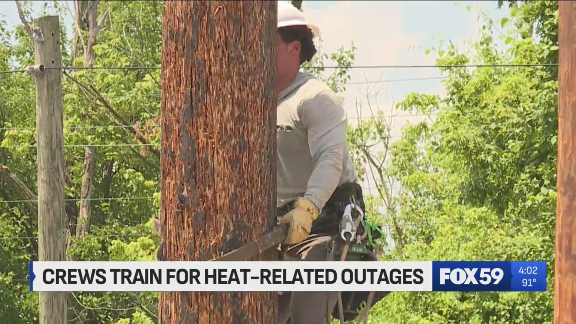AES crews train for heat-related outages
