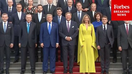 President Trump Participates In NATO Family Photo At Netherlands Royal ...