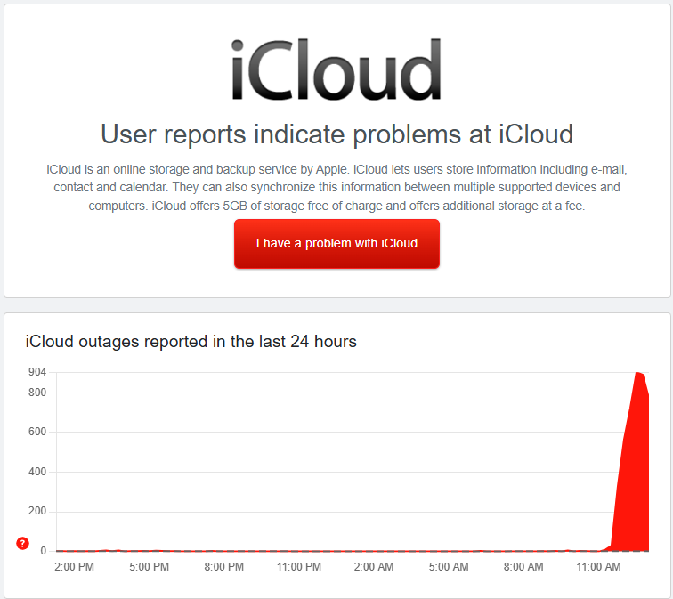 iCloud down — live updates on Apple outage hitting Photos, Mail and more