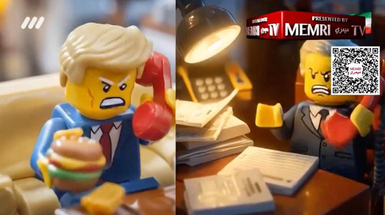 Iranian state media plays bizarre Lego-style propaganda video claiming ...