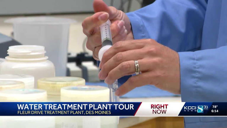 Inside Central Iowa Water Works' testing laboratory