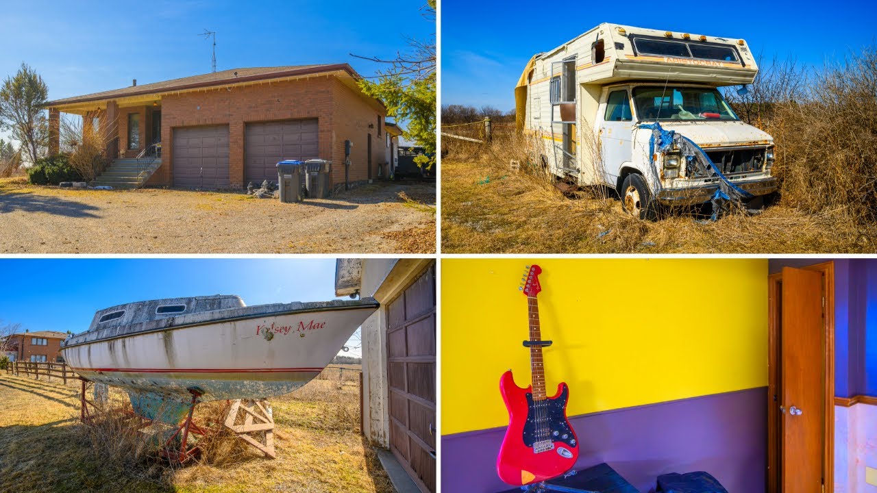 Incredible 5-Level Abandoned Luxury Home Explore Full of Surprises!