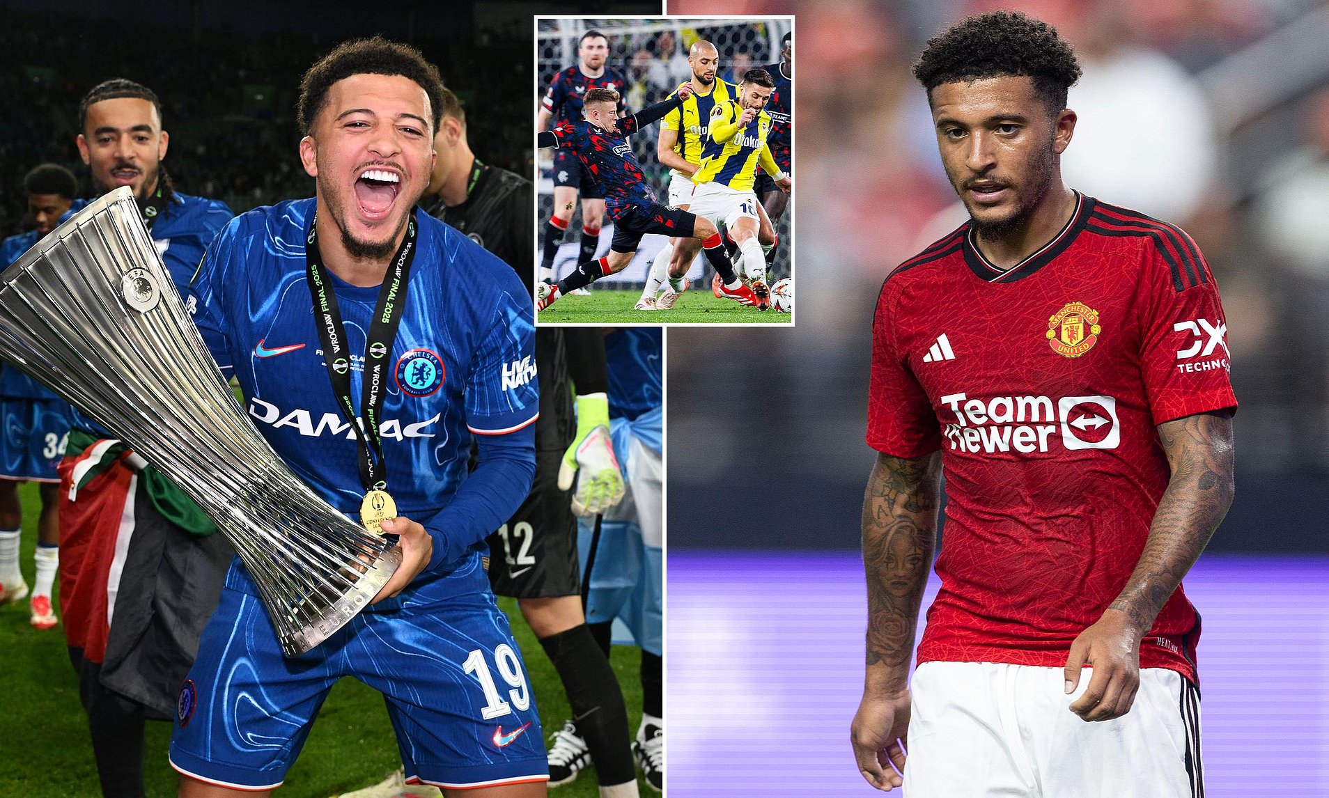 Jadon Sancho 'is wanted by club managed by former Man United boss as ...