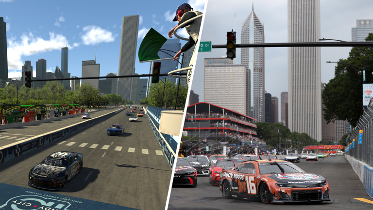 How iRacing brought the NASCAR Chicago Street Course to life