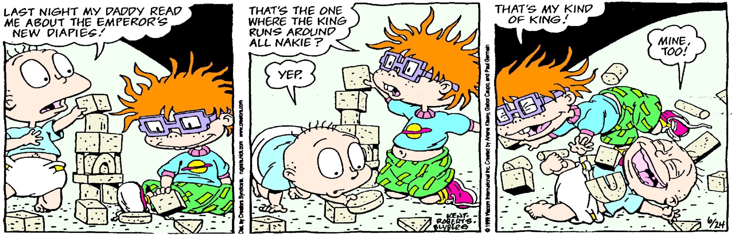 “Rugrats” Comic Strips by Nickelodeon