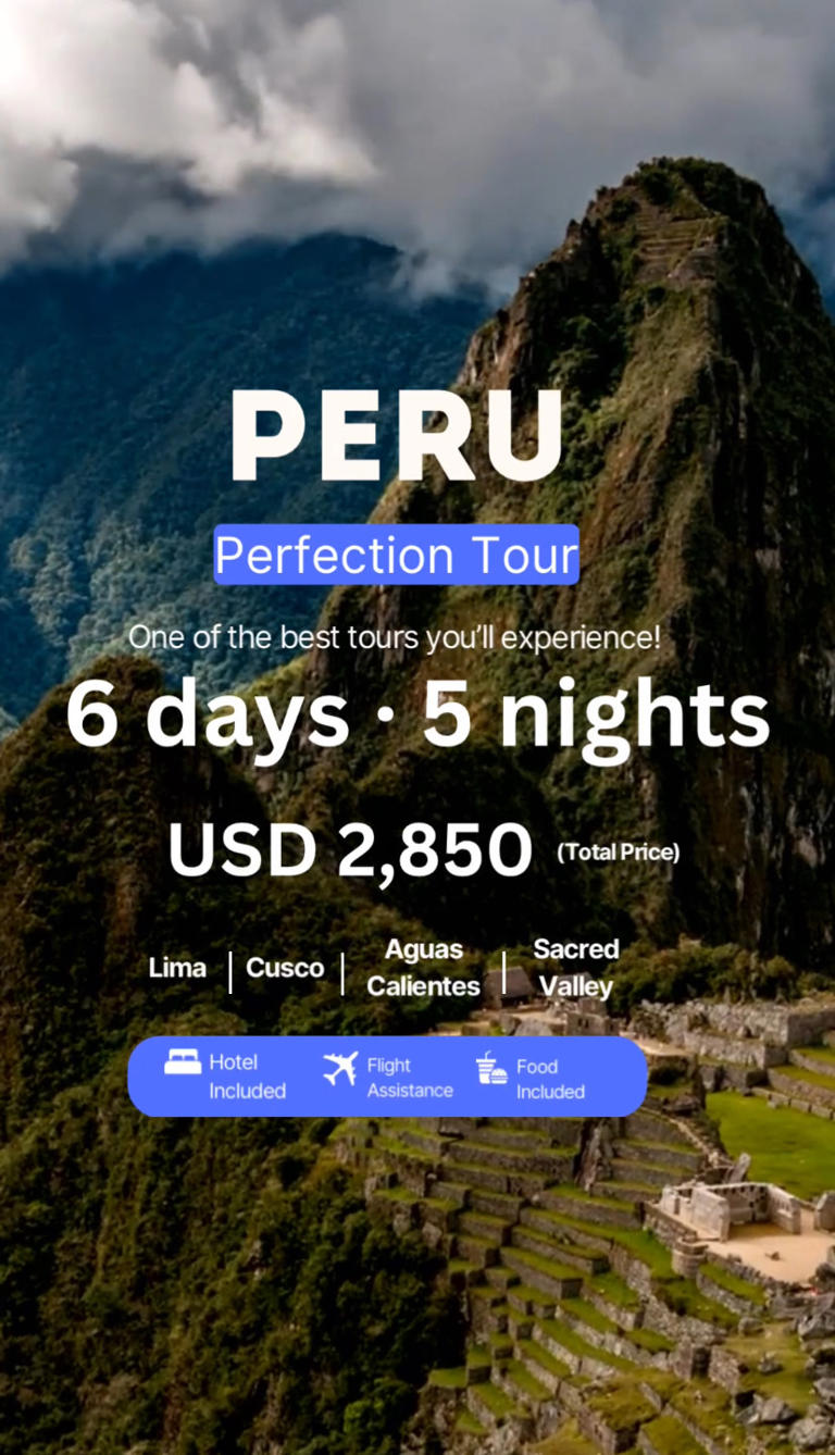 Your Peruvian Dream Awaits- Peru Perfection Tour - April 2026! 💥