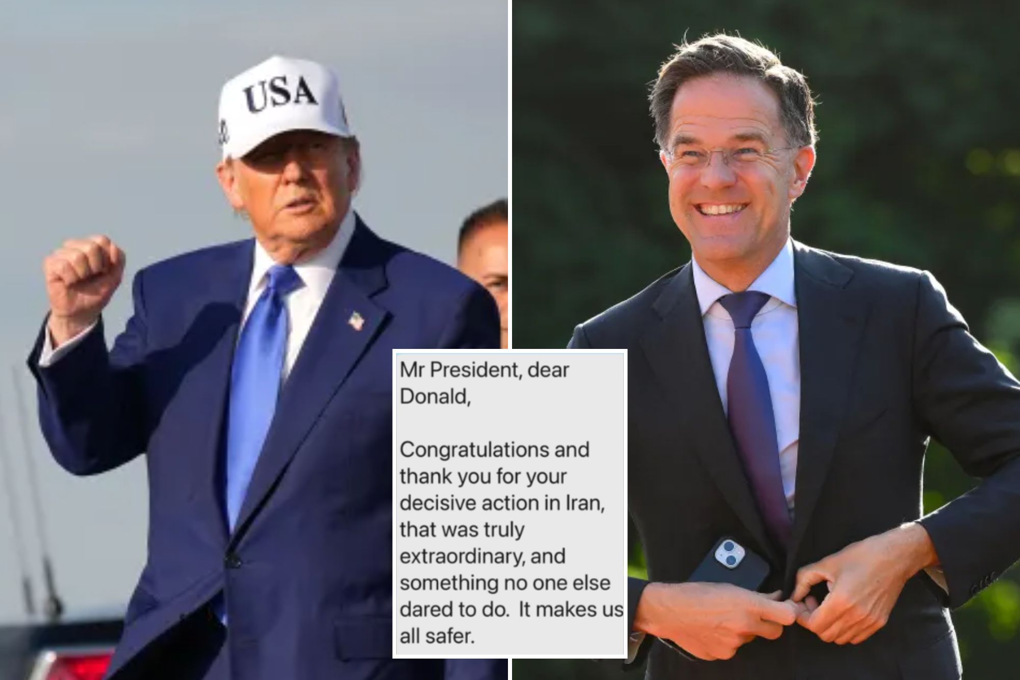 Donald Trump posts fawning messages from NATO boss Mark Rutte — aka the ...