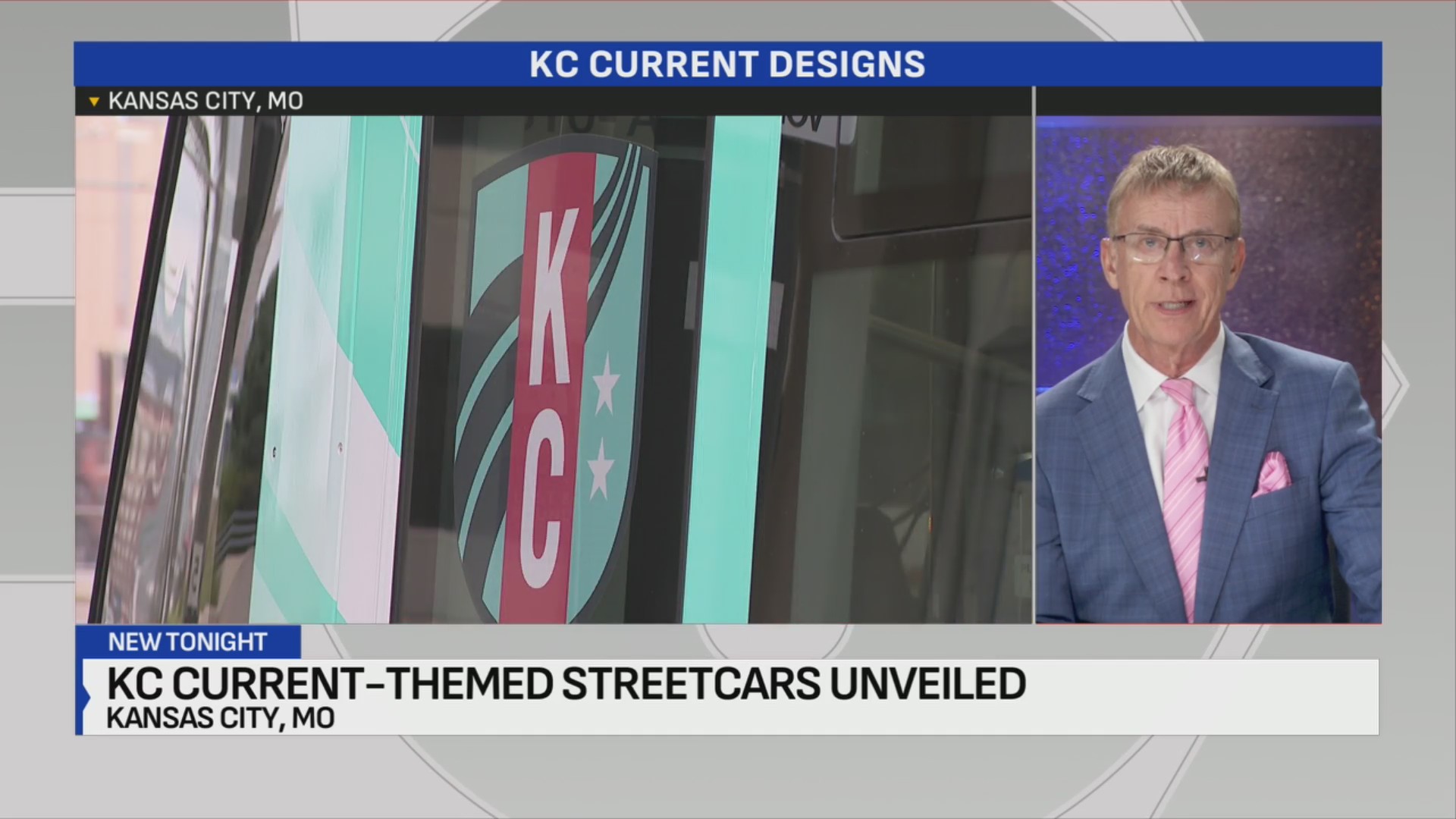 New KC Current-themed streetcars unveiled for season