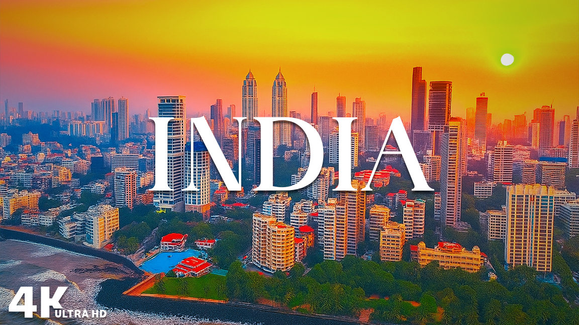 India in 4K – Scenic Relaxation Film with Peaceful Music | 4K HDR Colors